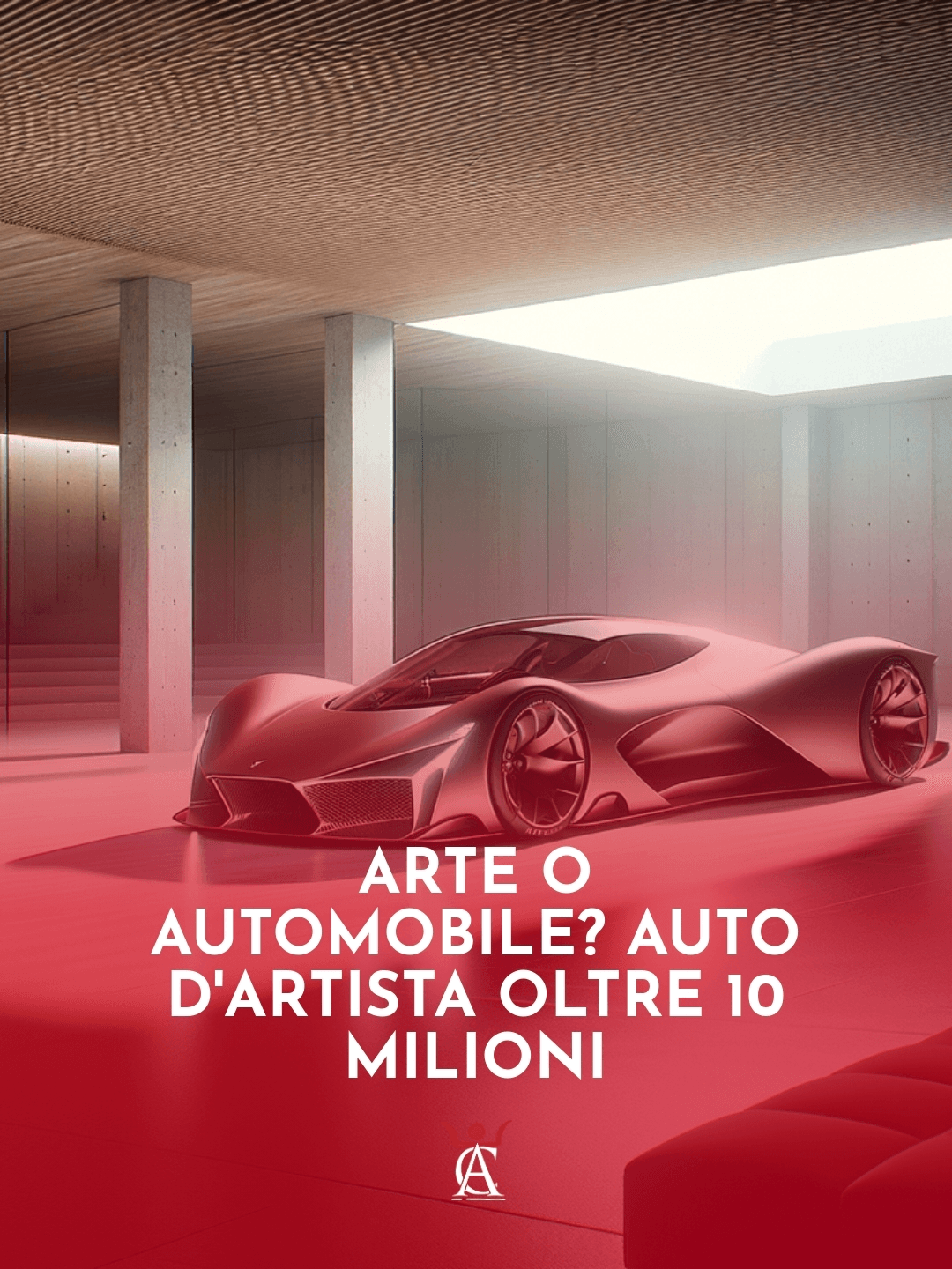 Arte o Automobile? Auto d'Artista Oltre 10 Milioni